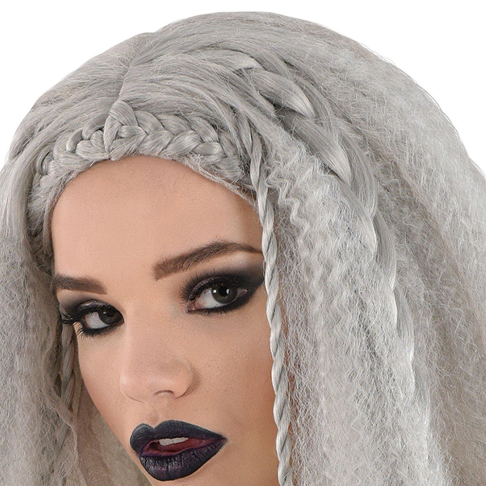PartyCity Grey Crimped Wig | Hamilton Place