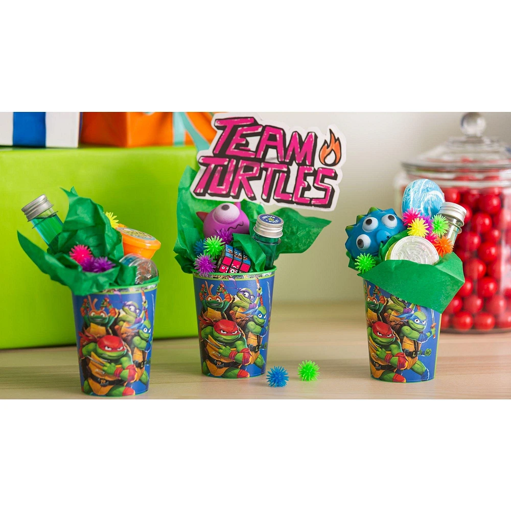 PartyCity TMNT Plastic Favor Cup, 16oz - Teenage Mutant Ninja Turtles ...