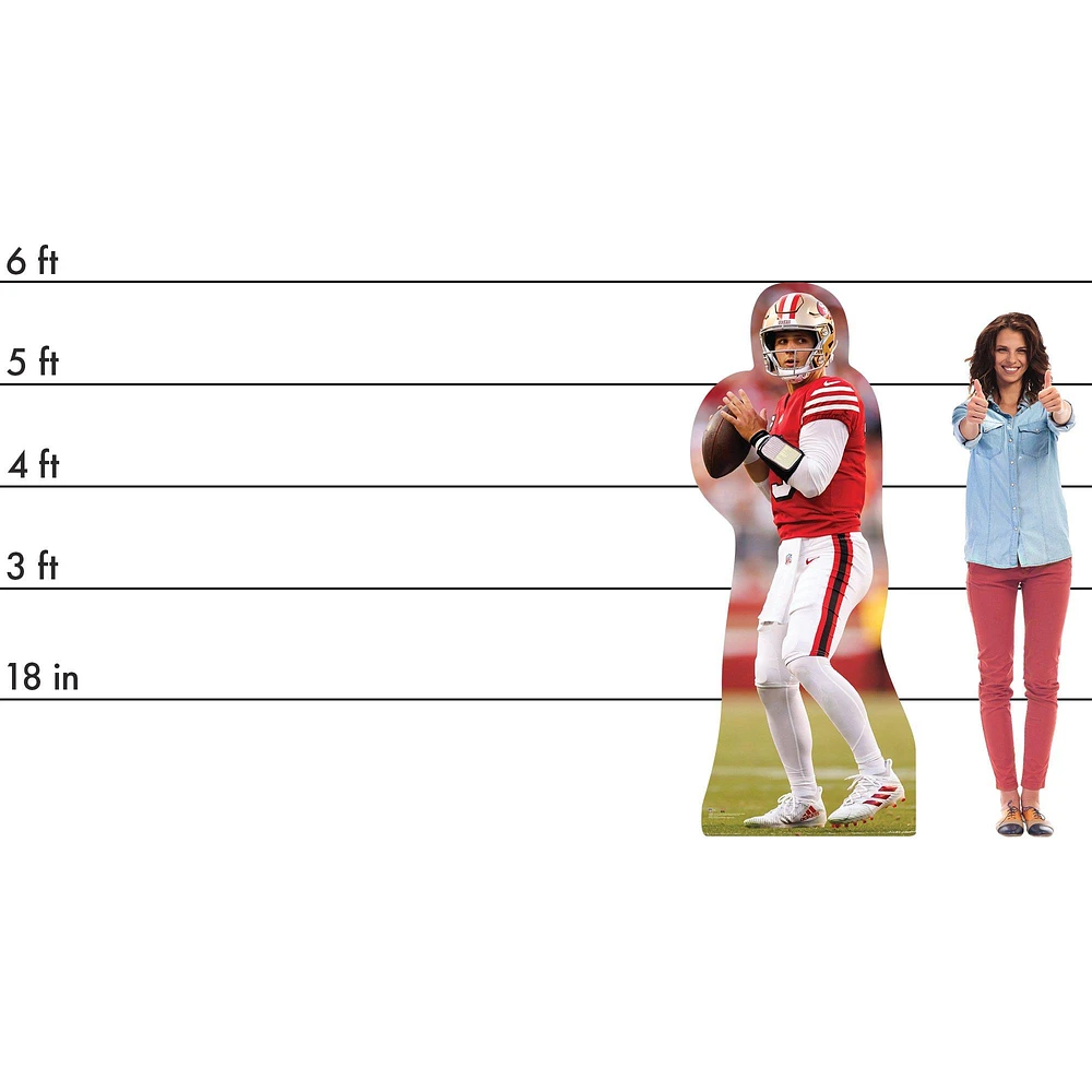 PartyCity NFL San Francisco 49ers Brock Purdy Life-Size Cardboard ...