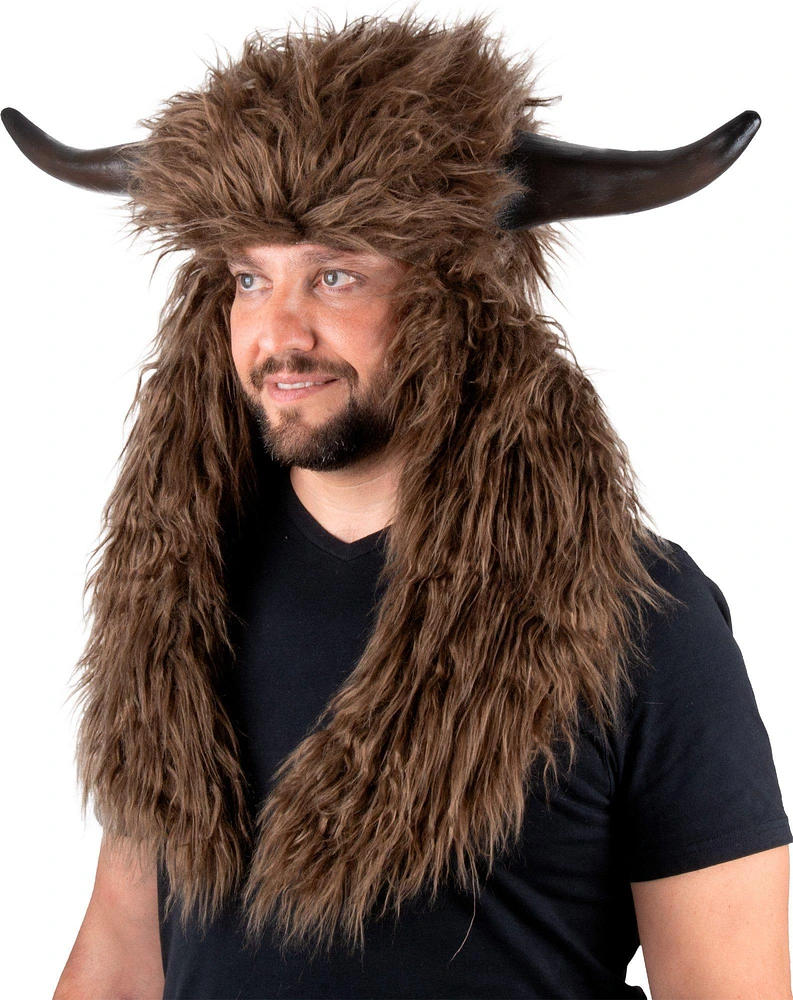 PartyCity Adult Faux Fur Horn Helmet | Hamilton Place