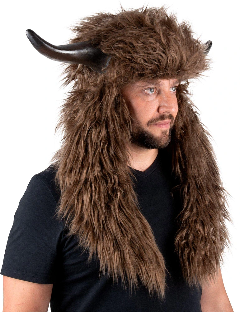 PartyCity Adult Faux Fur Horn Helmet | Hamilton Place