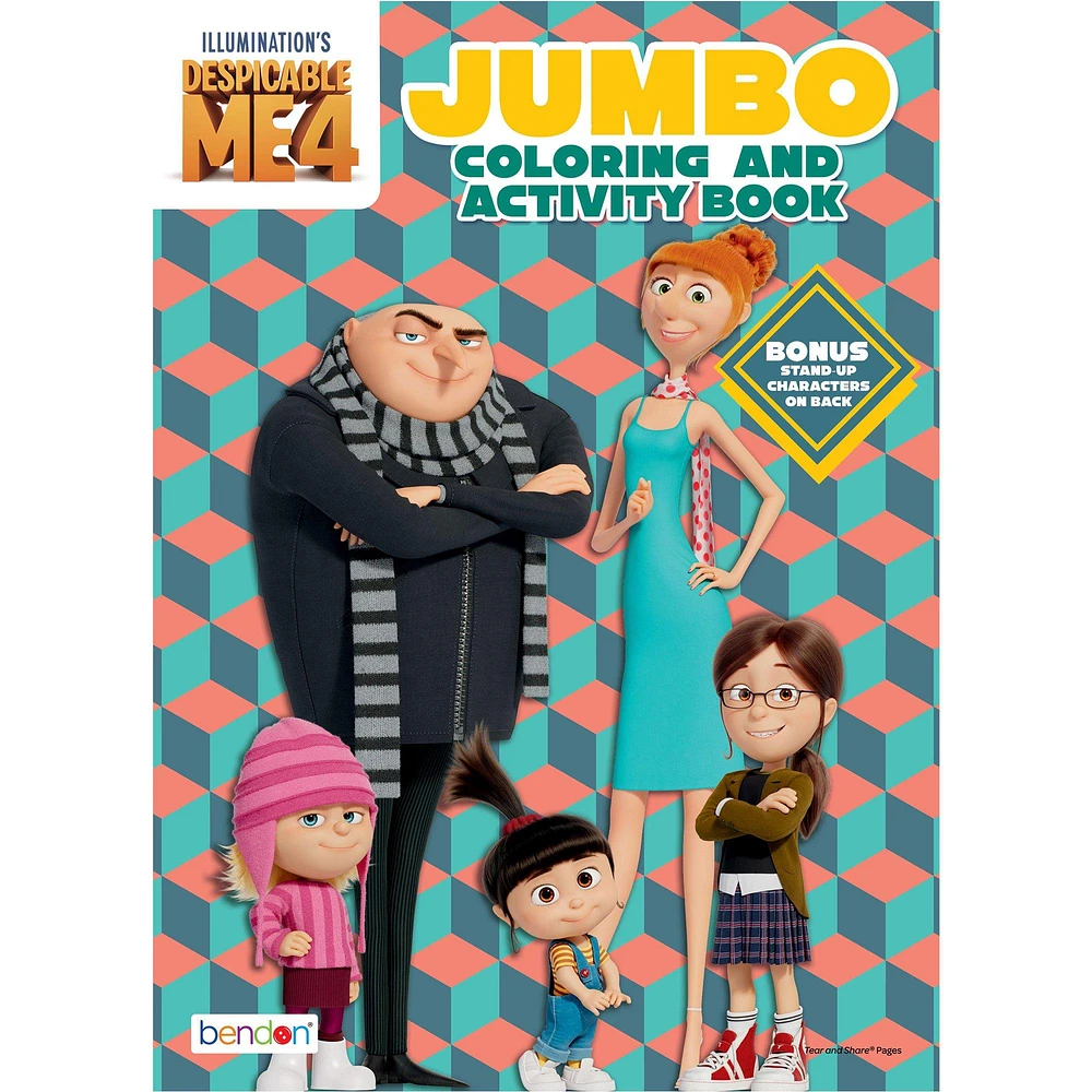 PartyCity Despicable Me 4 Jumbo Coloring & Activity Book | Hamilton Place