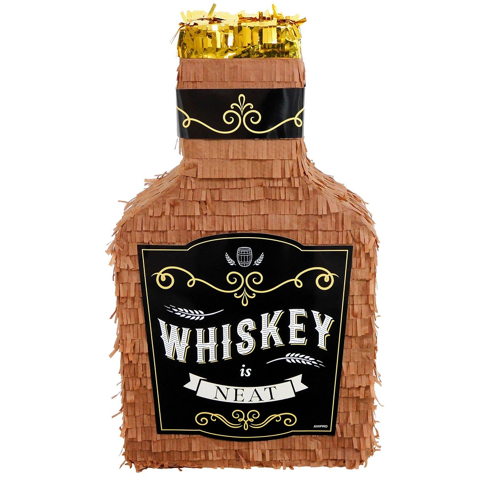PartyCity Whiskey Bottle Pinata, 12in x 21.5in | Hamilton Place