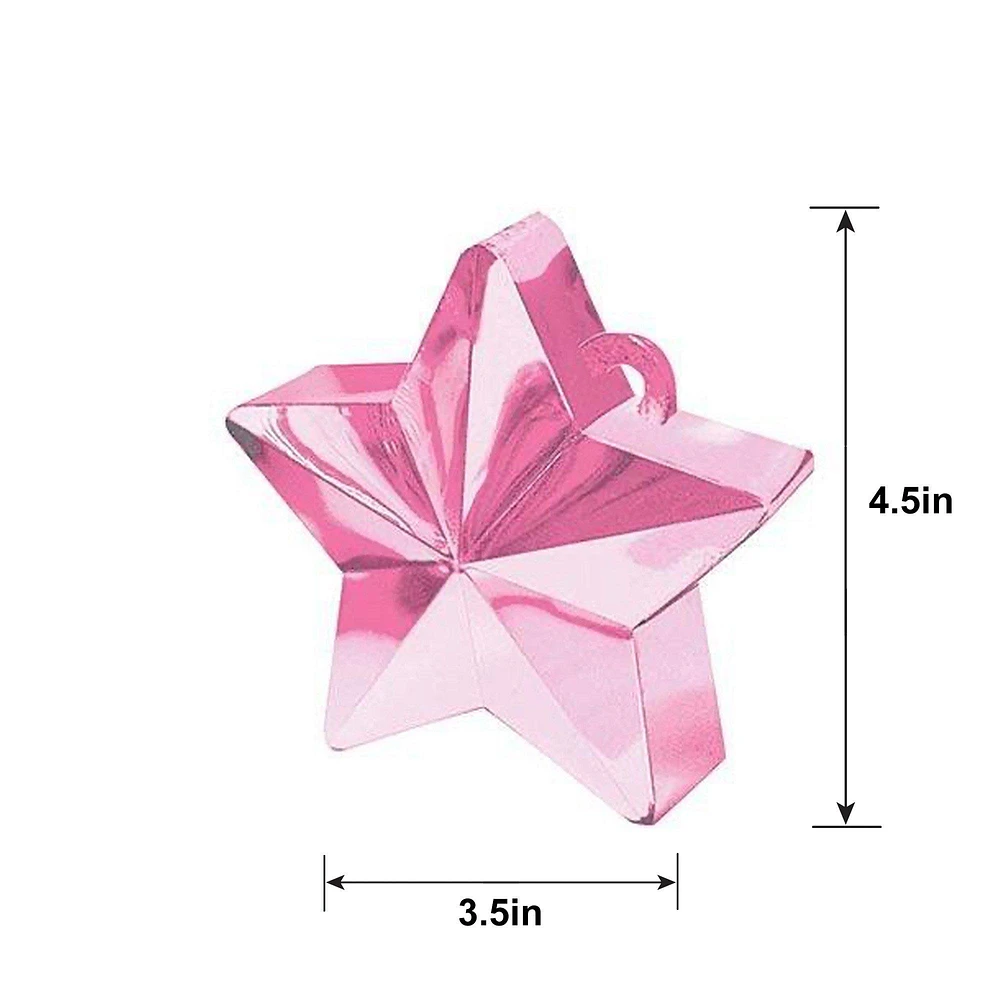PartyCity Pink Star Balloon Weight | Hamilton Place