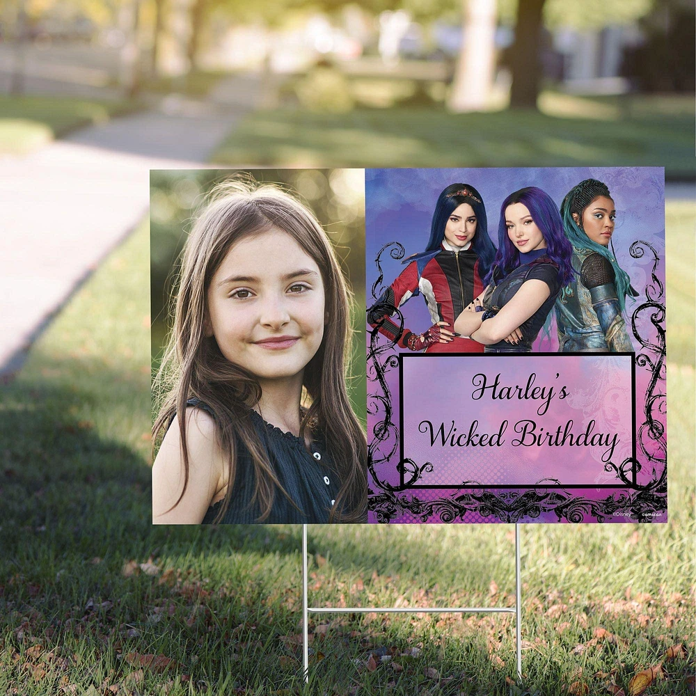 PartyCity Custom Descendants 3 Photo Yard Sign | Hamilton Place