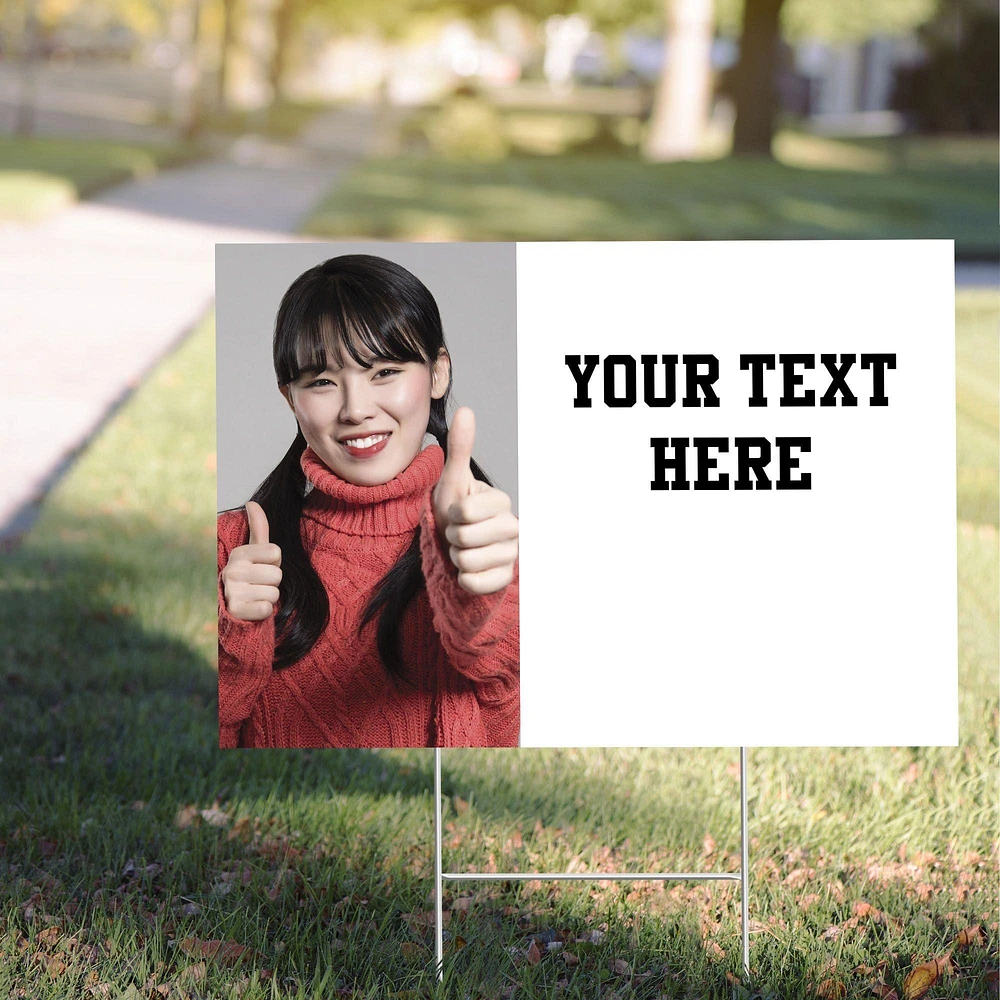 PartyCity Custom Photo Yard Sign | Hamilton Place
