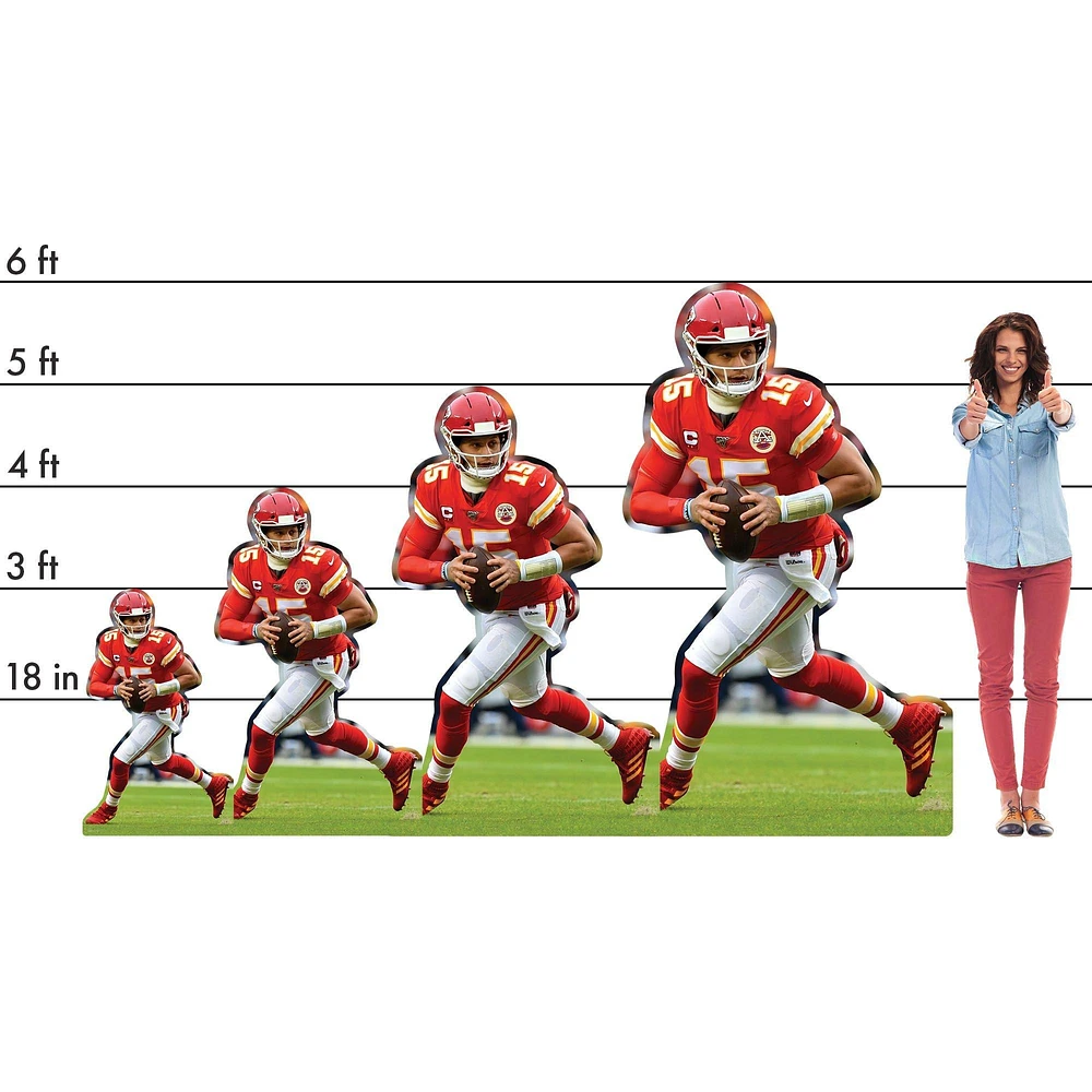 PartyCity NFL Kansas City Chiefs Patrick Mahomes Cardboard Cutout ...