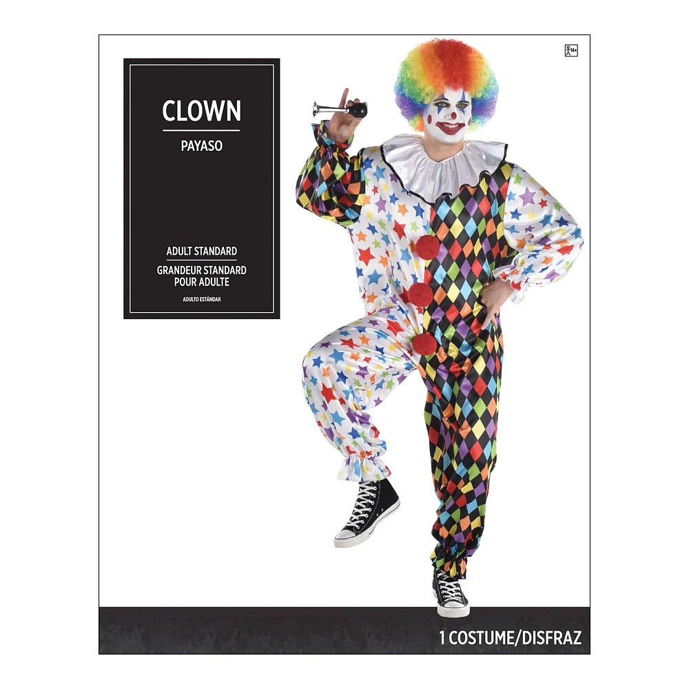 PartyCity Adult Friendly Clown Costume | Hamilton Place