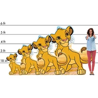 PartyCity Simba Cardboard Cutout, 3ft - Disney Lion King | Hamilton Place