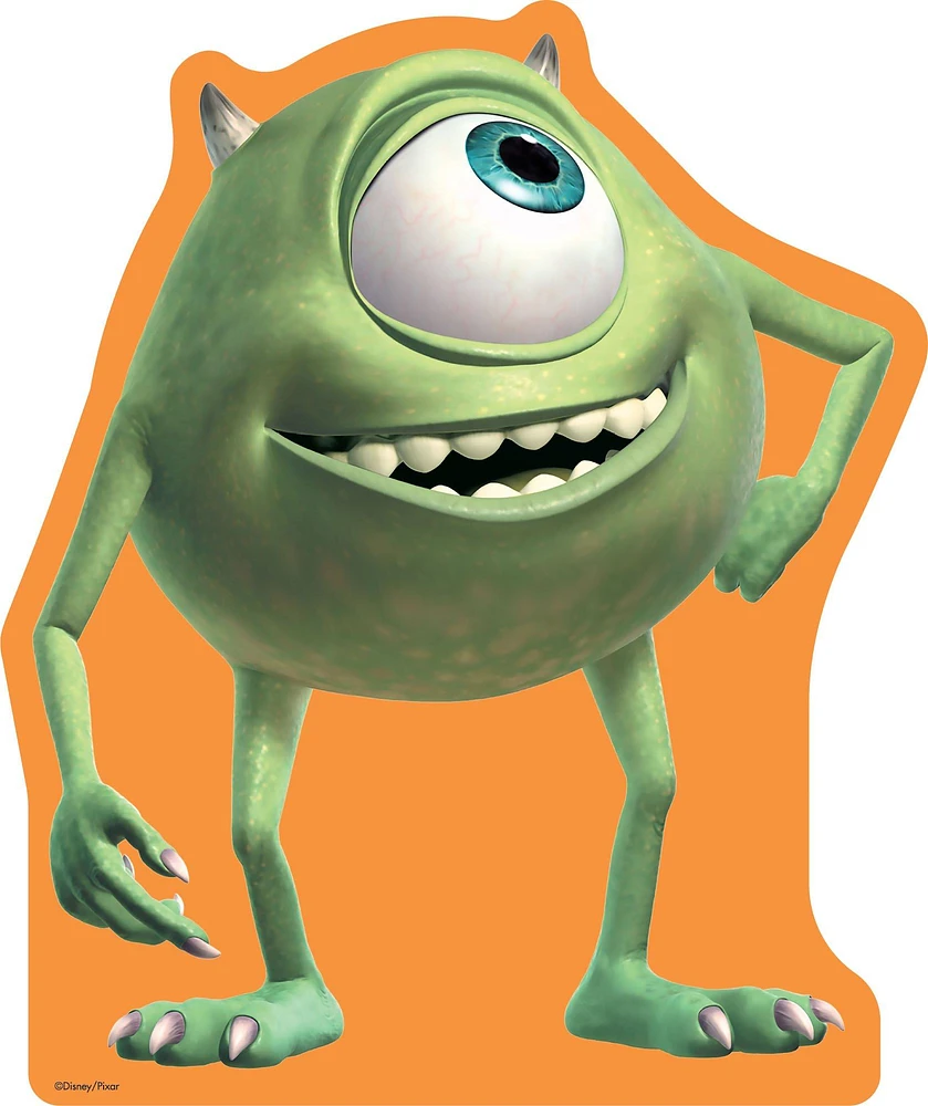 PartyCity Mike Wazowski Cardboard Cutout, 3ft - Pixar Monsters, Inc ...
