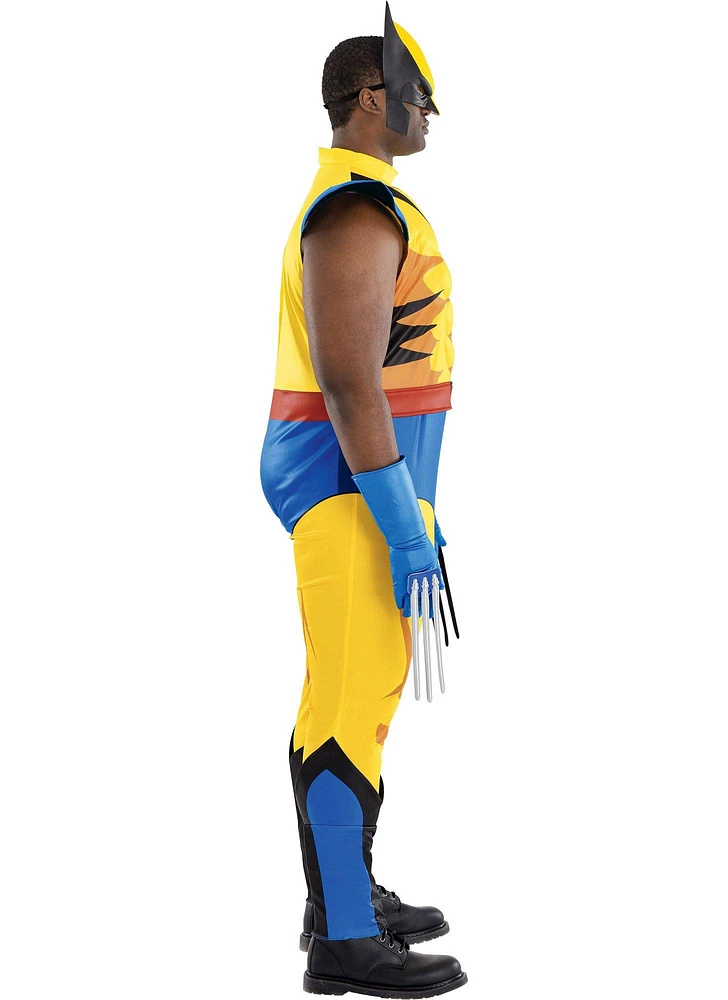 PartyCity Adult Wolverine Plus Size Costume - Marvel X-Men '97 ...