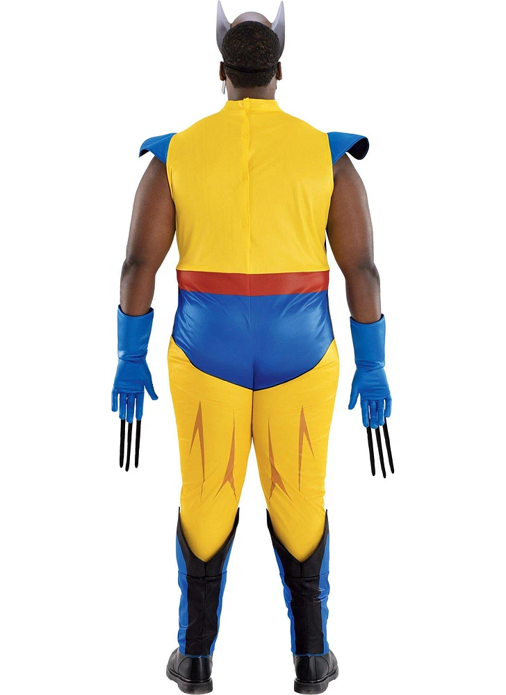 PartyCity Adult Wolverine Plus Size Costume - Marvel X-Men '97 ...