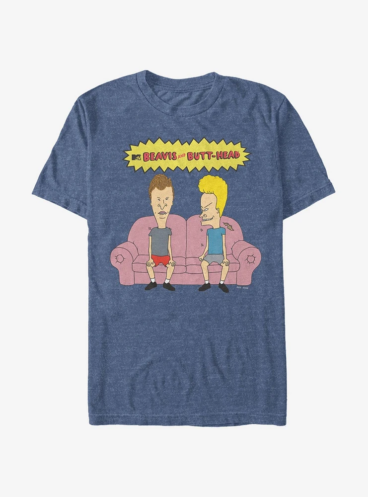 Hot Topic Beavis And Butt-Head Couch Logo T-Shirt | CoolSprings Galleria