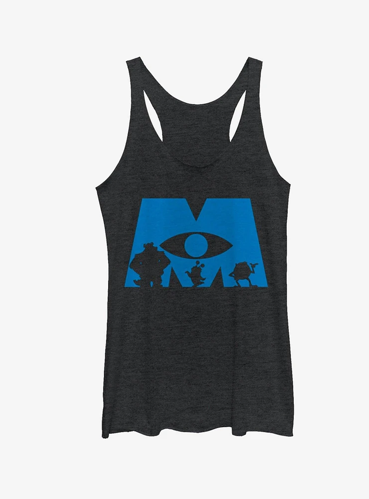 Hot Topic Monsters Inc. Logo Silhouette Girls Tanks | Liberty Center
