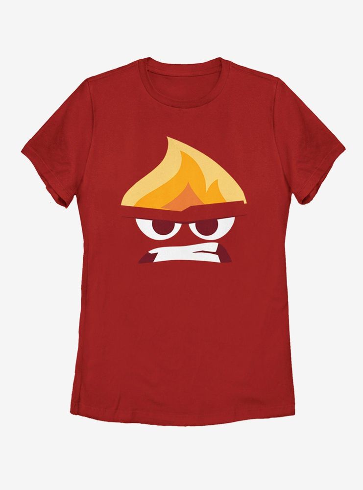 Boxlunch Disney Pixar Inside Out Angry Face Womens T-Shirt | Hamilton Place