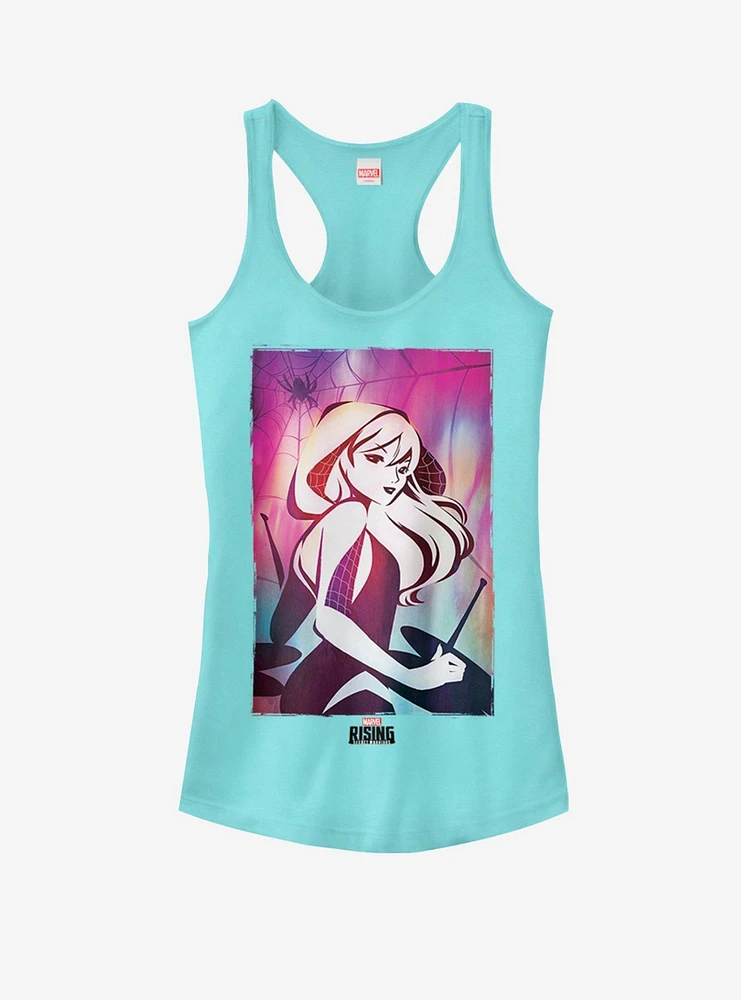 Hot Topic Marvel Spider-Man Into The Spider-Verse Water Gwen Girls Tank ...