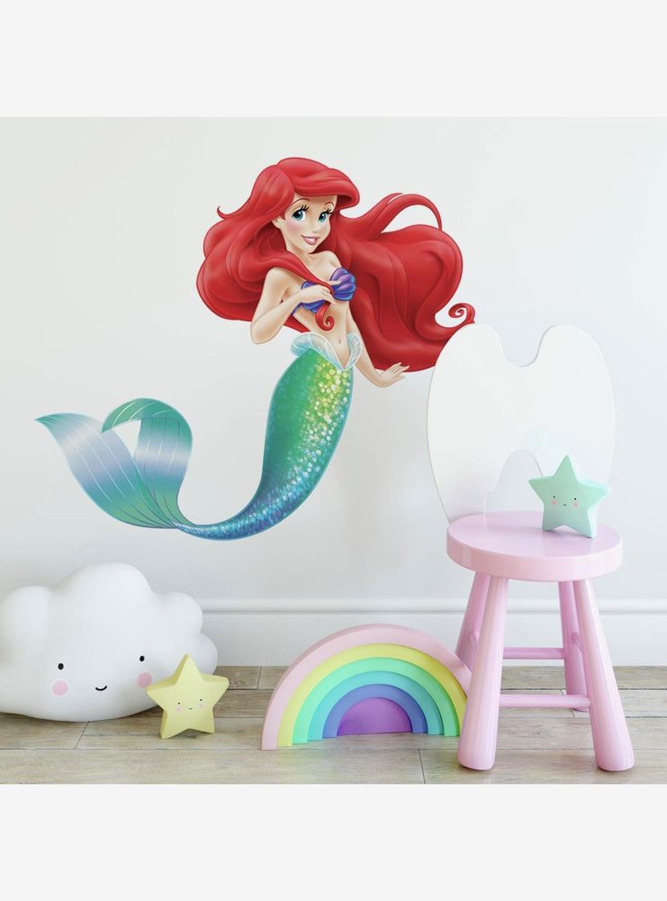 The Little Mermaid Disney The Little Mermaid Peel And Stick Giant Wall ...