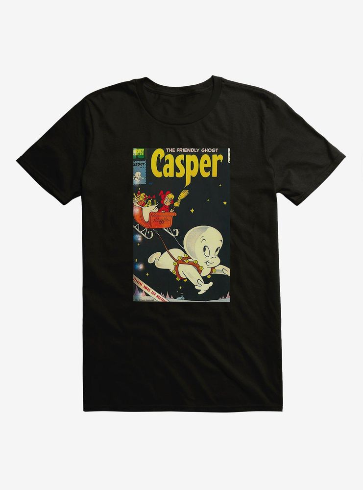 Boxlunch Casper The Friendly Ghost Sleigh Ride Comic Cover T-Shirt ...