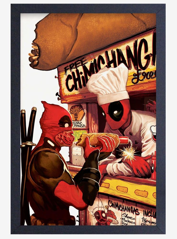 Deadpool Marvel Deadpool Chimichanga Poster | Hamilton Place