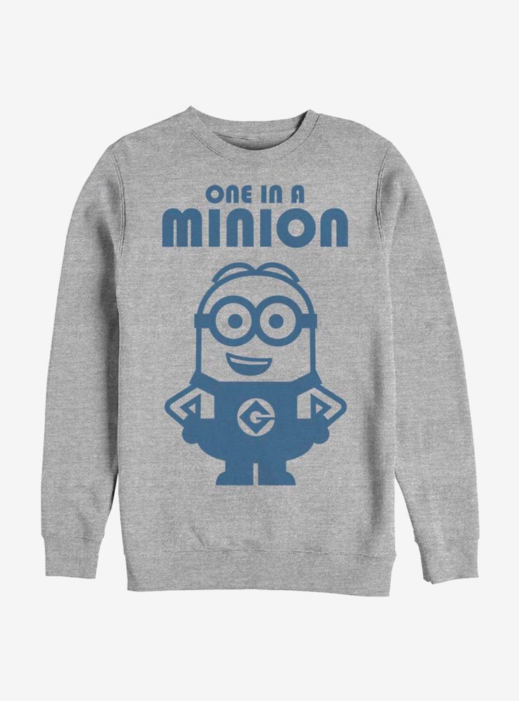 Minions Merch Despicable Me Minions One Minion Sweatshirt | CoolSprings ...