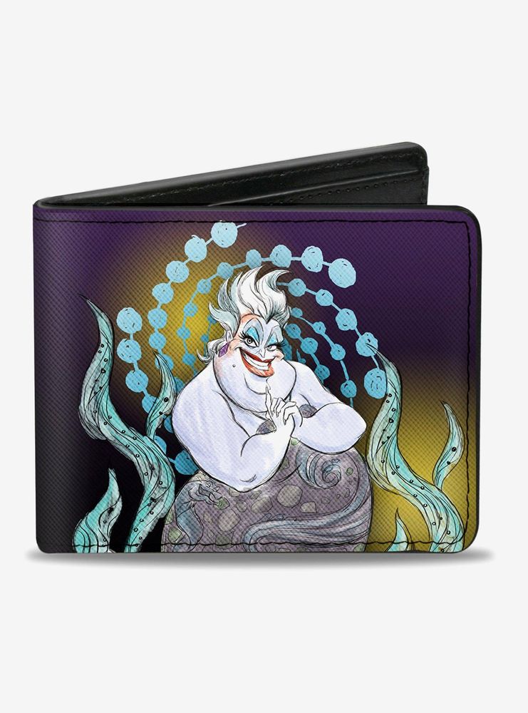 Boxlunch Disney The Little Mermaid Ursula Smiling Sketch Pose Bi-Fold ...