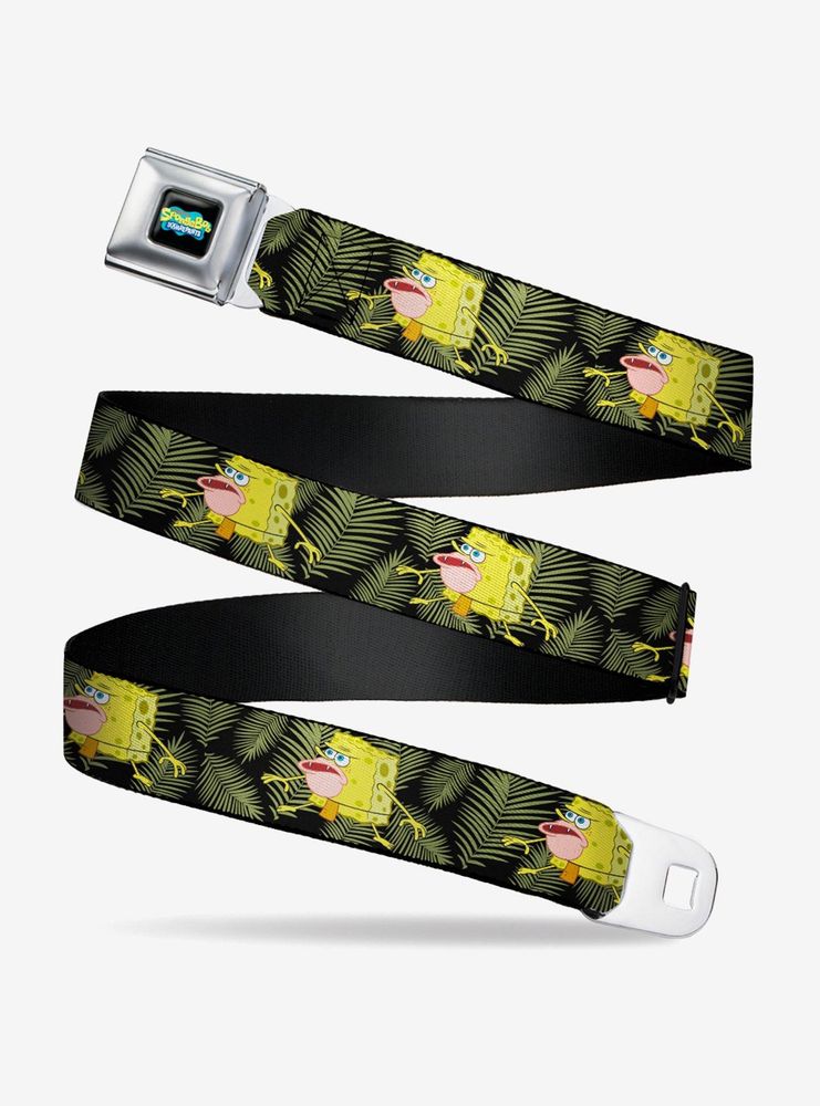 Nickelodeon SpongeBob SquarePants Primitive SpongeBob Seatbelt Belt ...