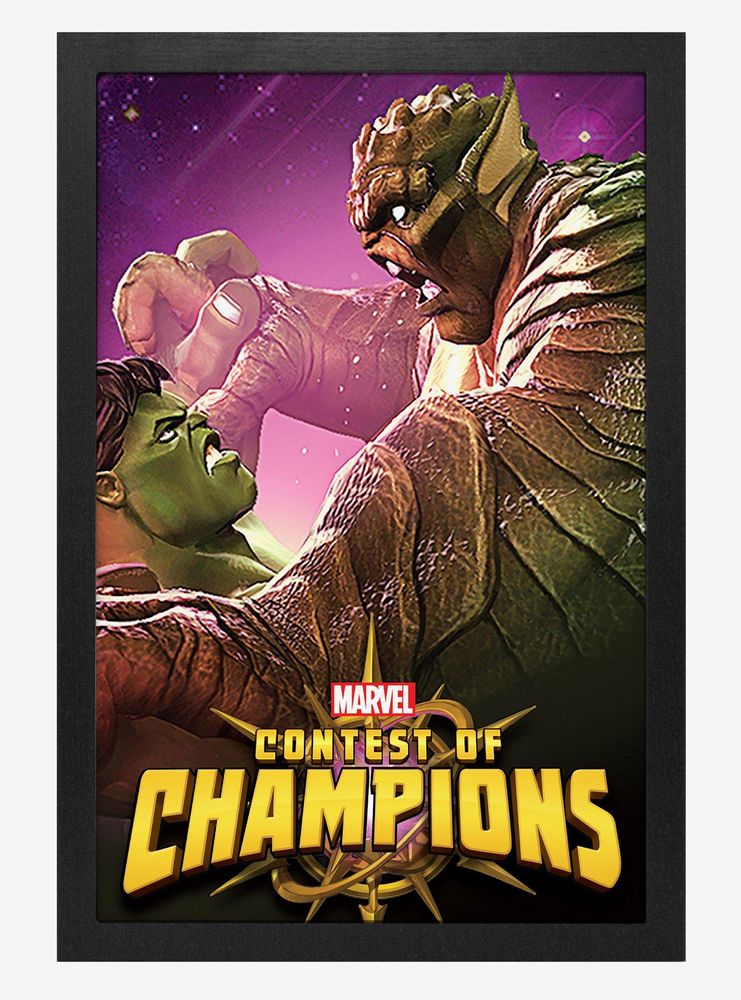 Marvel Contest Of Champions Hulk Vs Abomination Poster | Hamilton Place