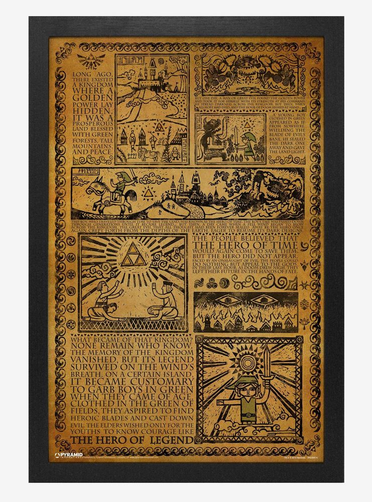 Boxlunch The Legend Of Zelda Story Of The Hero Poster | Mall of America®