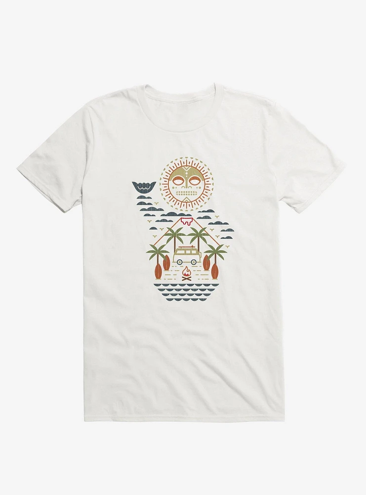 THRDLESS Freaky Tiki White T-Shirt | Hamilton Place