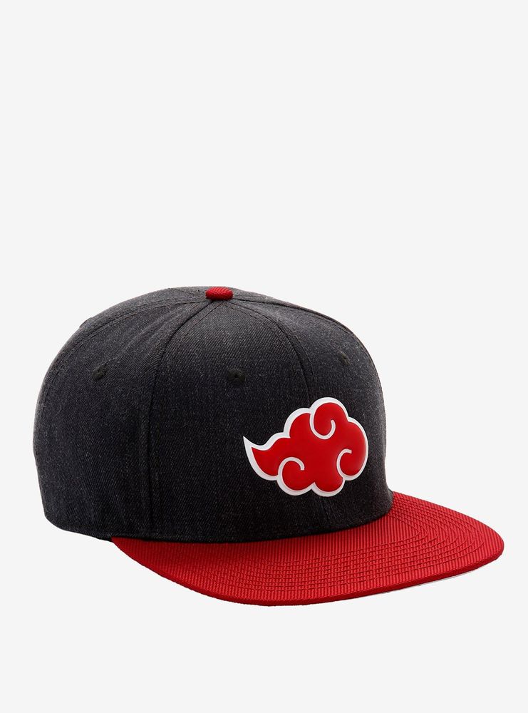 Hot Topic Naruto Shippuden Akatsuki Cloud & Itachi Snapback Hat | Mall ...