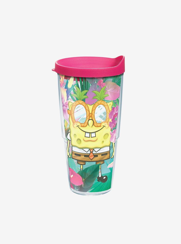 Nickelodeon Spongebob Squarepants 24oz Classic Tumbler With Lid | Mall ...