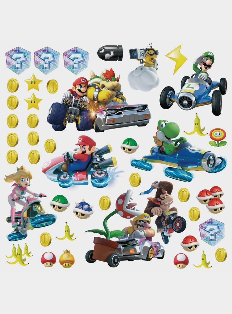 Gamer Nintendo Mario Kart 8 Peel And Stick Wall Decals | Mall of America®