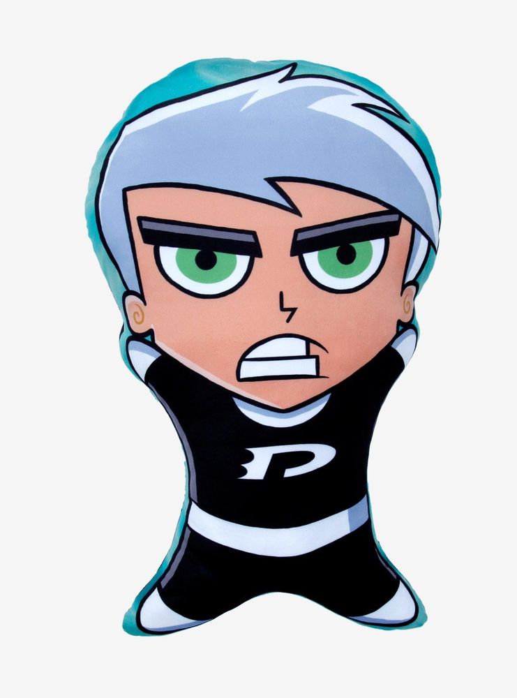Boxlunch Danny Phantom Human & Ghost Form Double-Sided Character Pillow ...