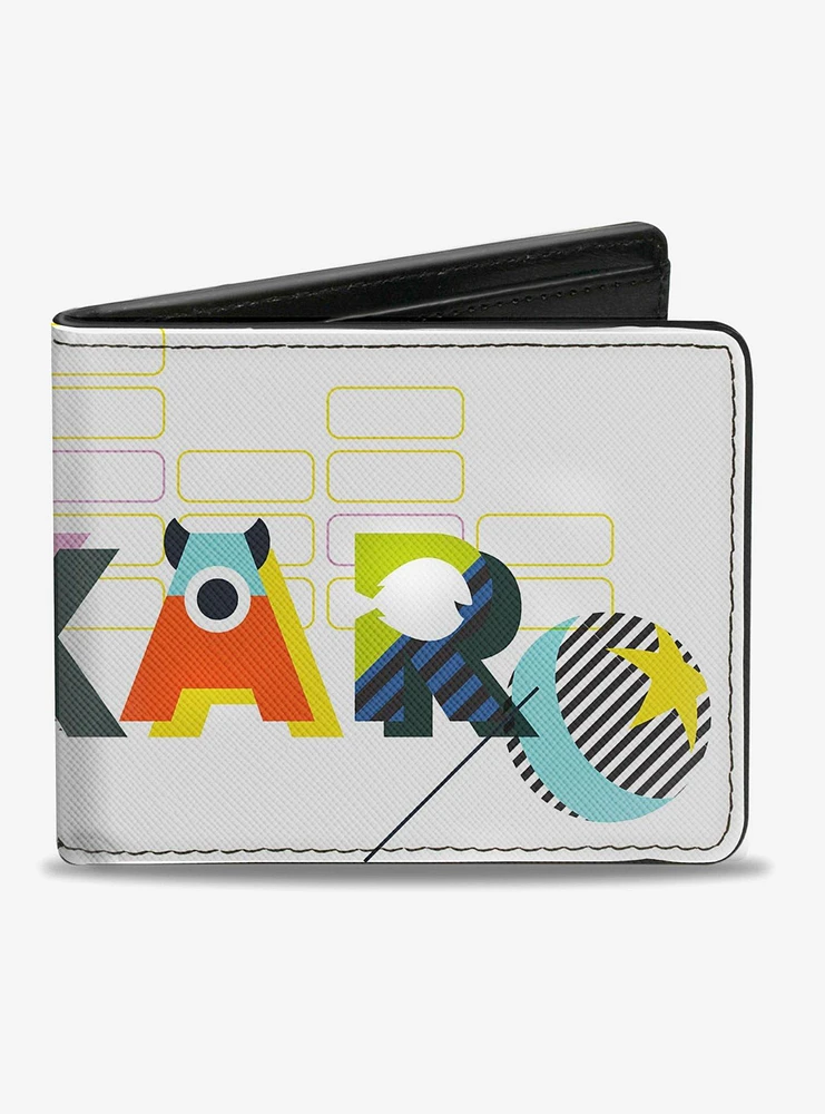 Hot Topic Pixar Luxo Lamp And Ball Striping Bifold Wallet | Mall of ...