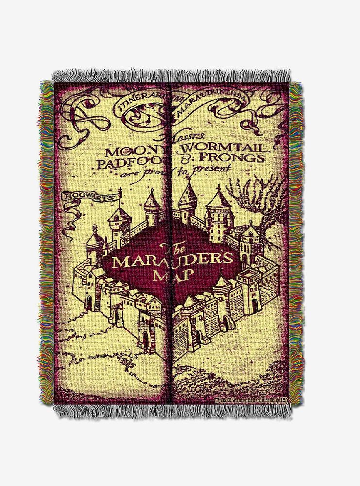 Harry Potter Marauders Map Tapestry Throw | Mall of America®