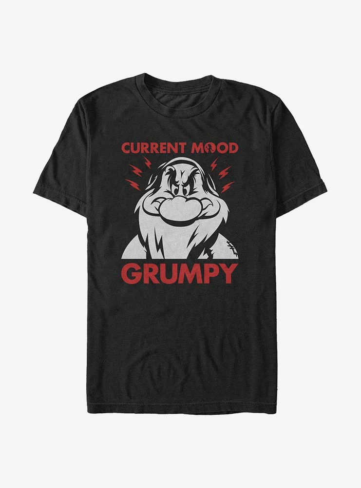 Hot Topic Disney Snow White And The Seven Dwarfs Grumpy Mood T-Shirt ...