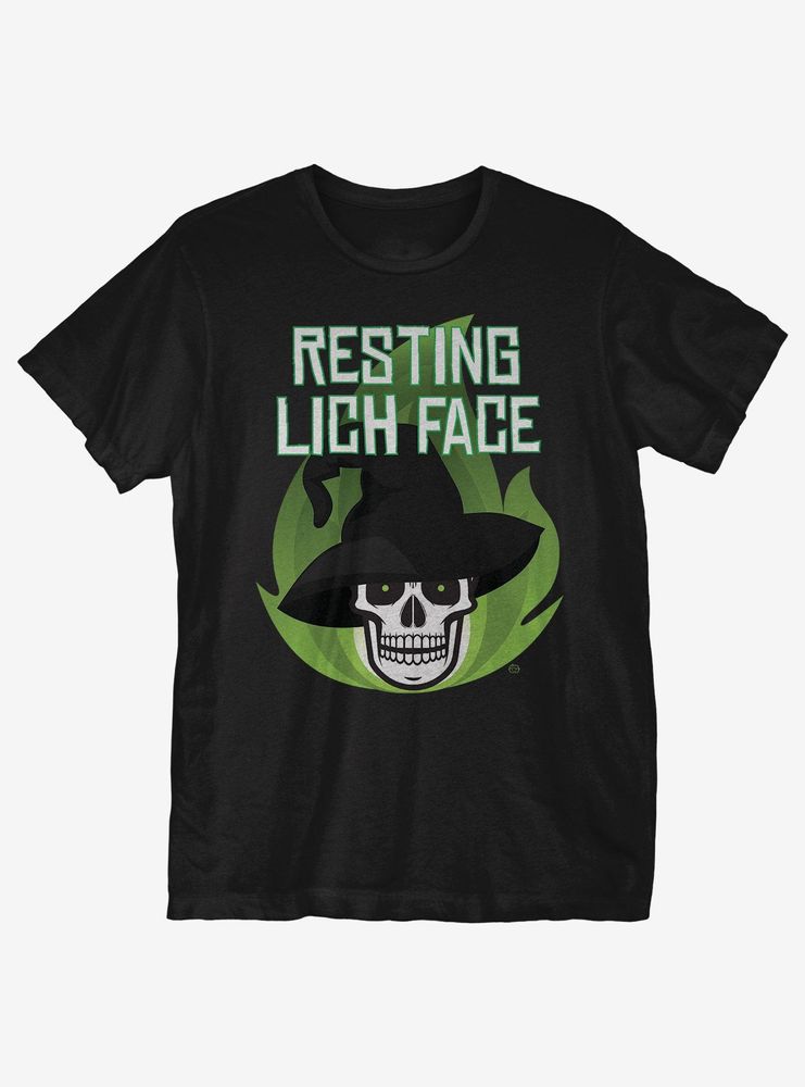 Boxlunch Resting Lich Face T-Sirt | CoolSprings Galleria