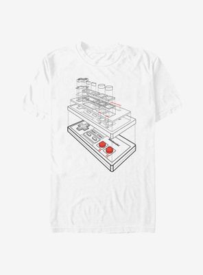 Boxlunch Nintendo NES Schematic T-Shirt | Mall of America®