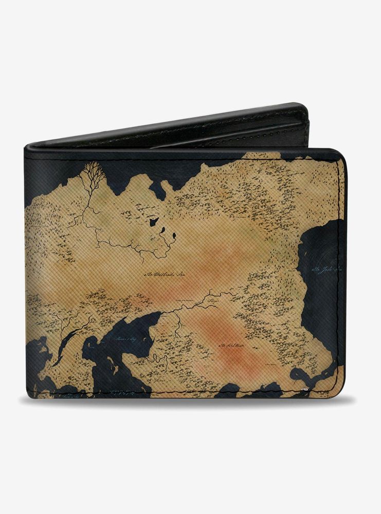 Boxlunch Game of Thrones World Map Westeros and Essos Bifold Wallet ...