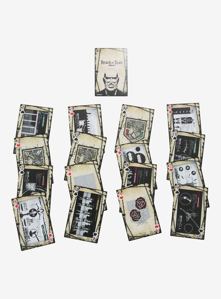 Hot Topic Attack On Titan Playing Cards | Mall of America®