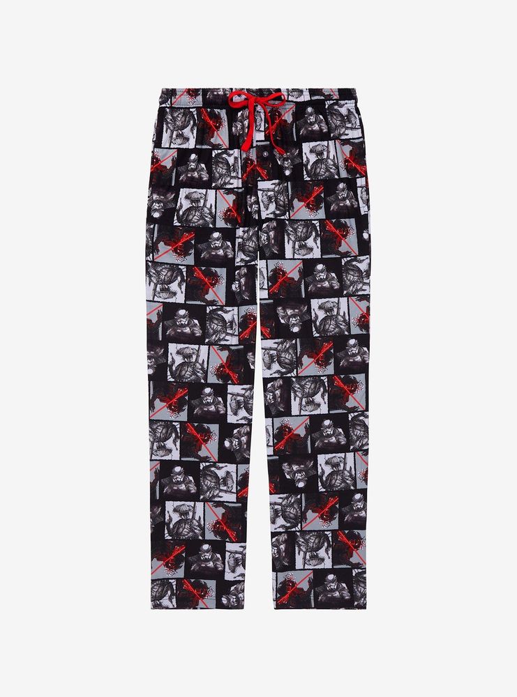Boxlunch Star Wars Character Grid Allover Print Sleep Pants - BoxLunch ...