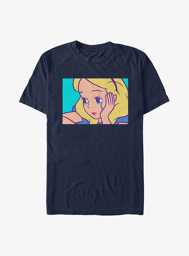 Hot Topic Disney Alice Wonderland Sad T-Shirt | Hamilton Place