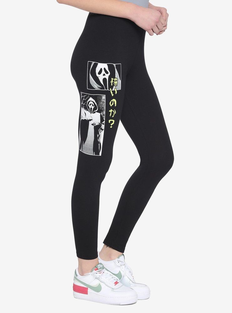 Hot Topic Scream Ghost Face Neon Logo Leggings | Mall of America®