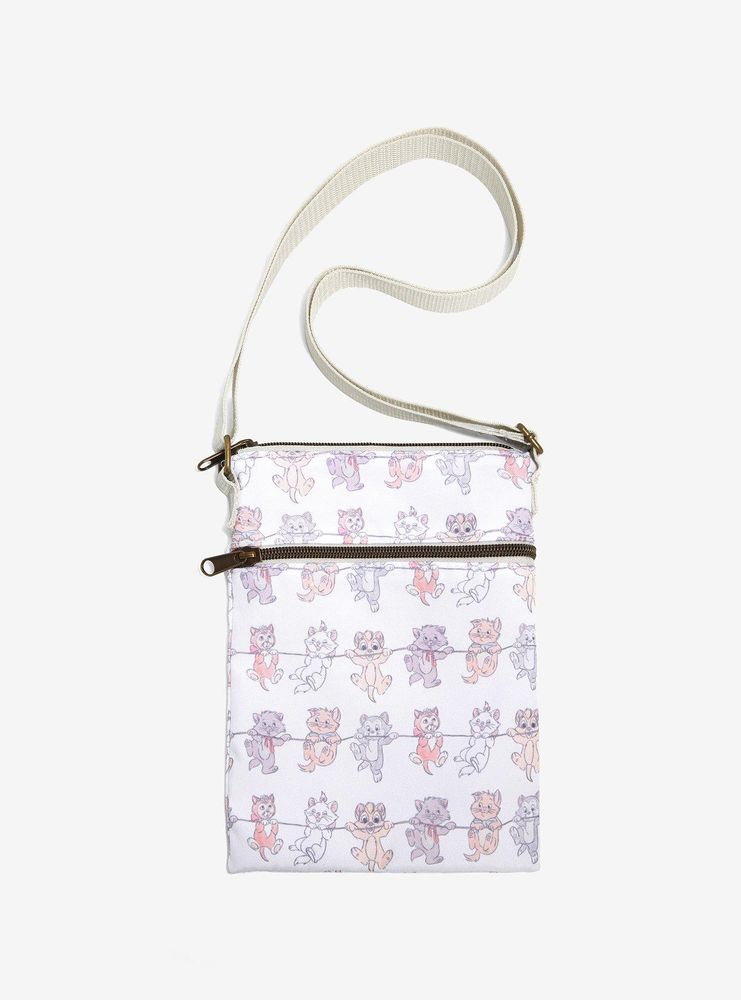 Hot Topic Loungefly Disney Cats Hanging Out Passport Crossbody Bag ...