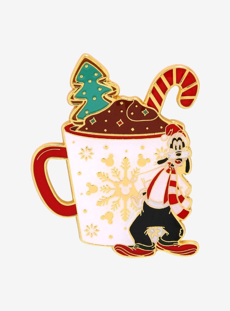Boxlunch Loungefly Disney Goofy Peppermint Mocha Coffee Enamel Pin ...