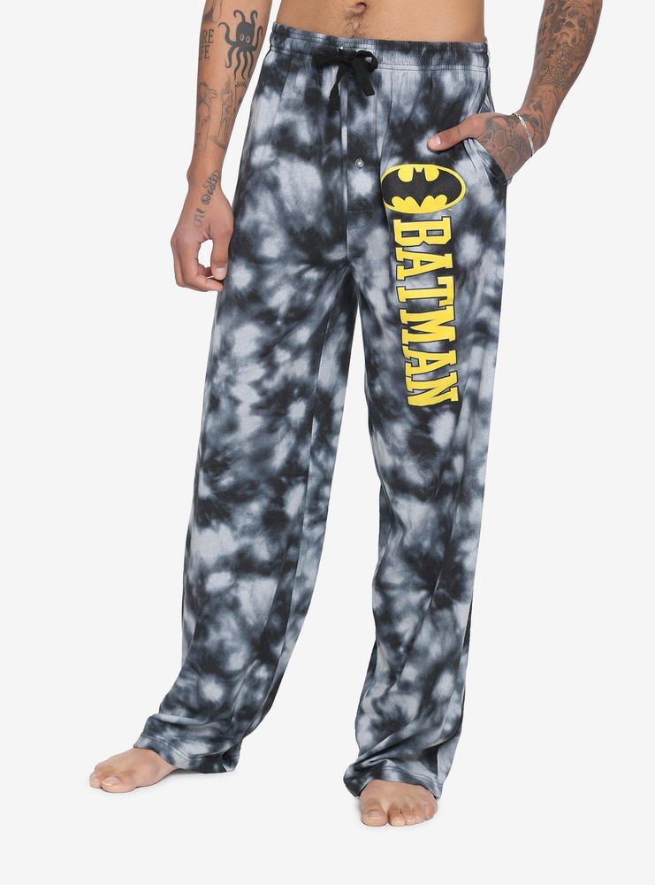Hot Topic DC Comics Batman Logo Grey Wash Pajama Pants | Mall of America®