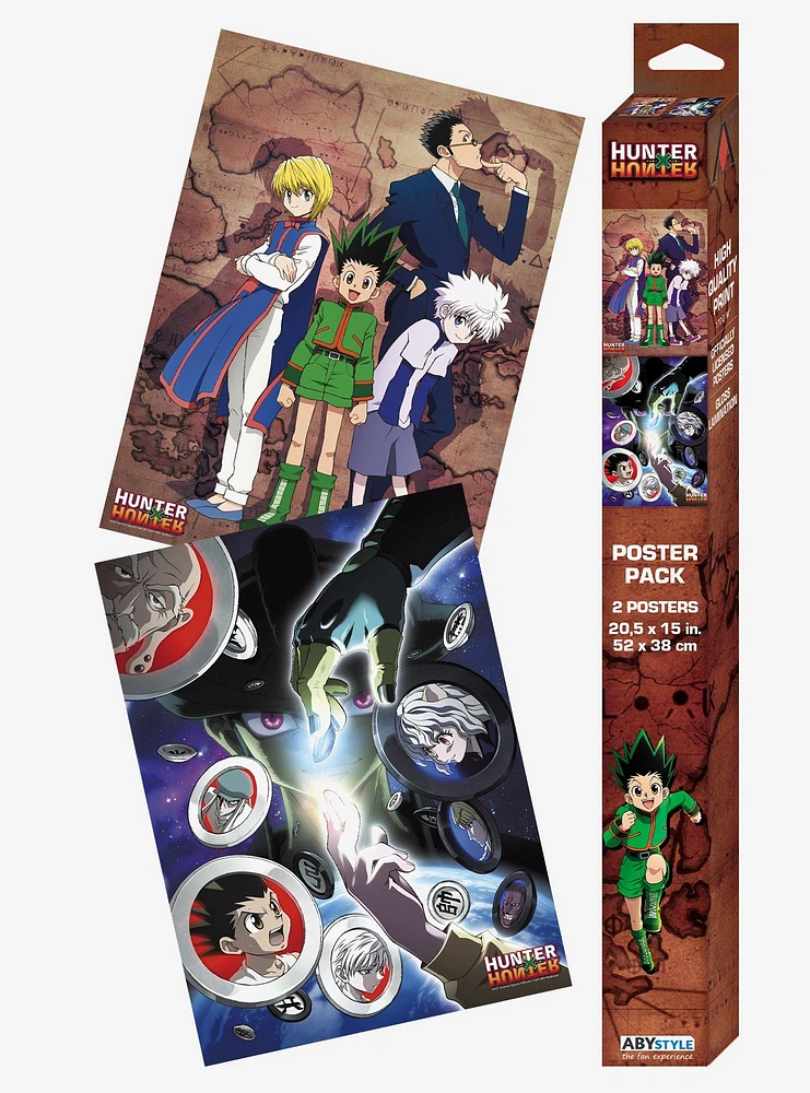 Hot Topic Hunter x Hunter Boxed Poster Set | Hamilton Place