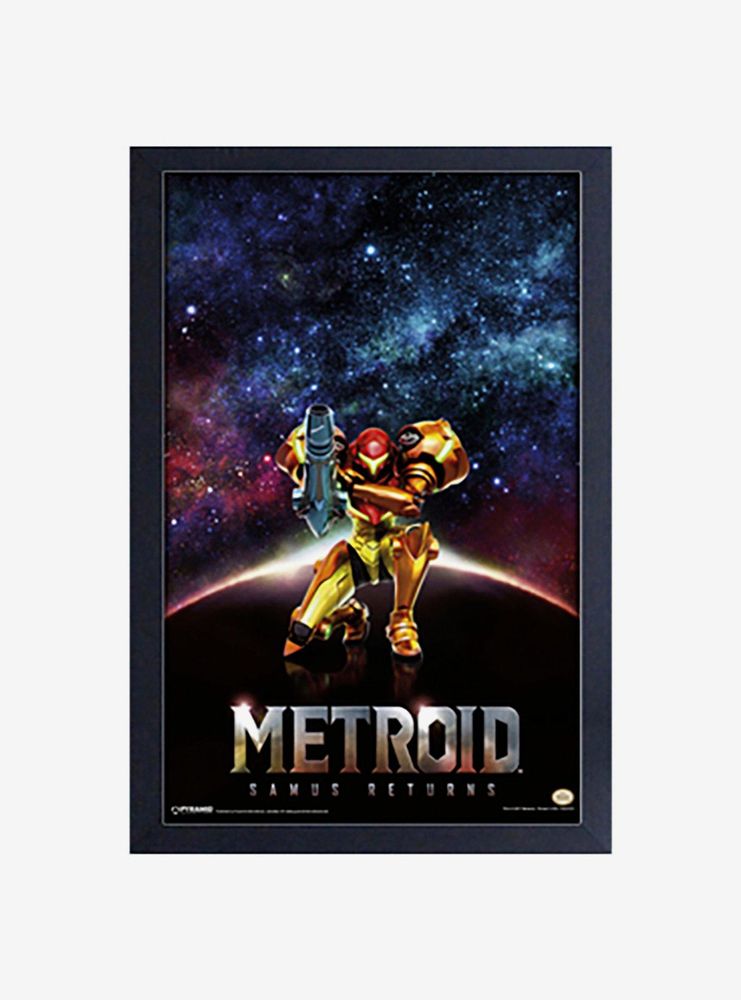 Nintendo Metroid Samus Returns Framed Wood Wall Art | Mall of America®