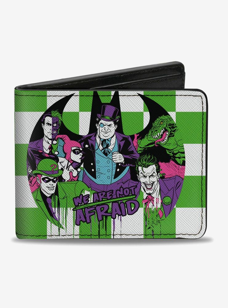 Boxlunch DC Comics Batman Villains Checker Bifold Wallet | Mall of America®