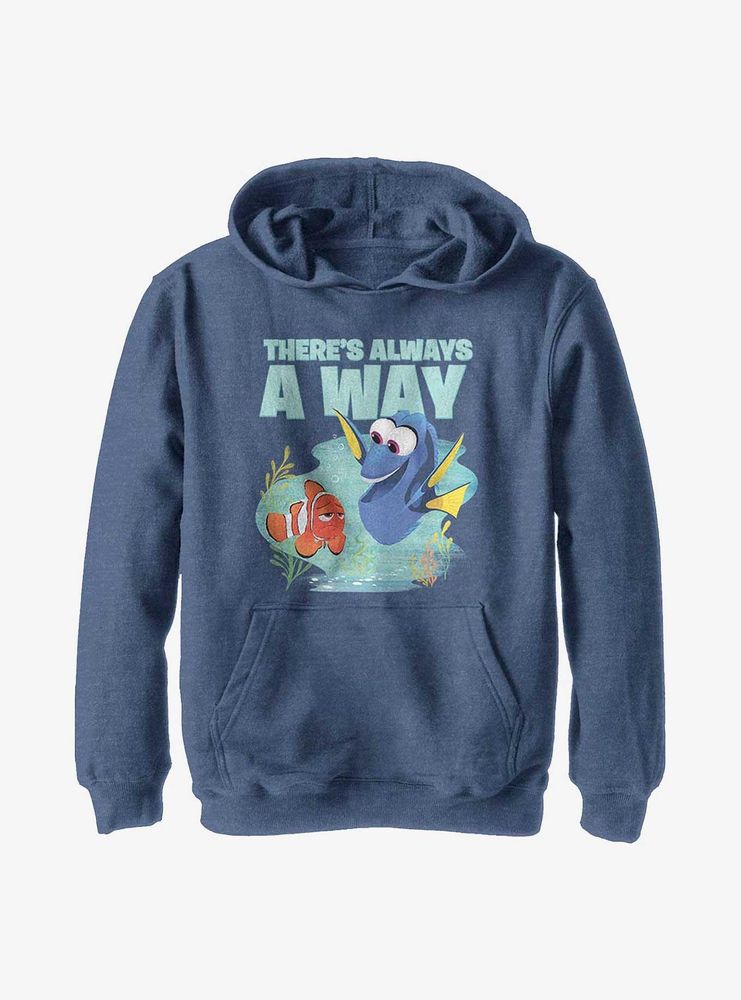 Boxlunch Disney Pixar Finding Nemo Always A Way Youth Hoodie | Mall of ...
